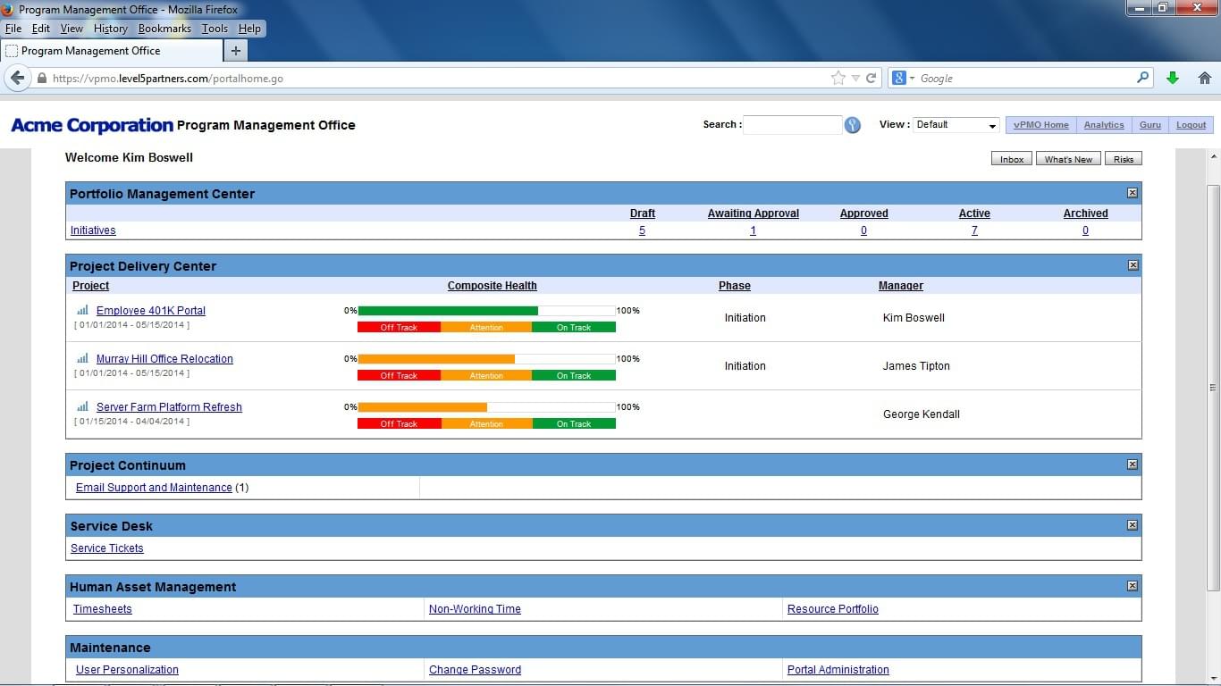 Level 5 Partners vPMO Pricing & Reviews 2022 | Project Management Software