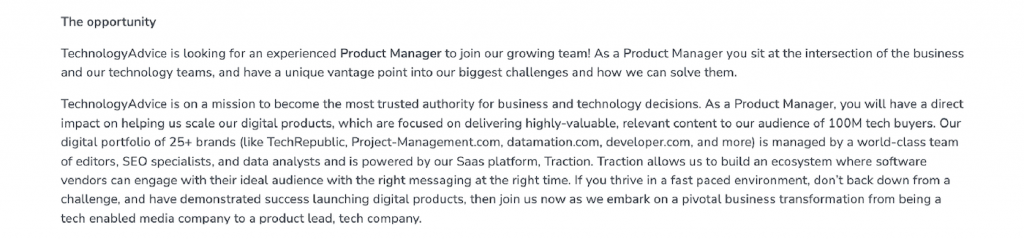 How to Write an Effective Job Description | TechnologyAdvice