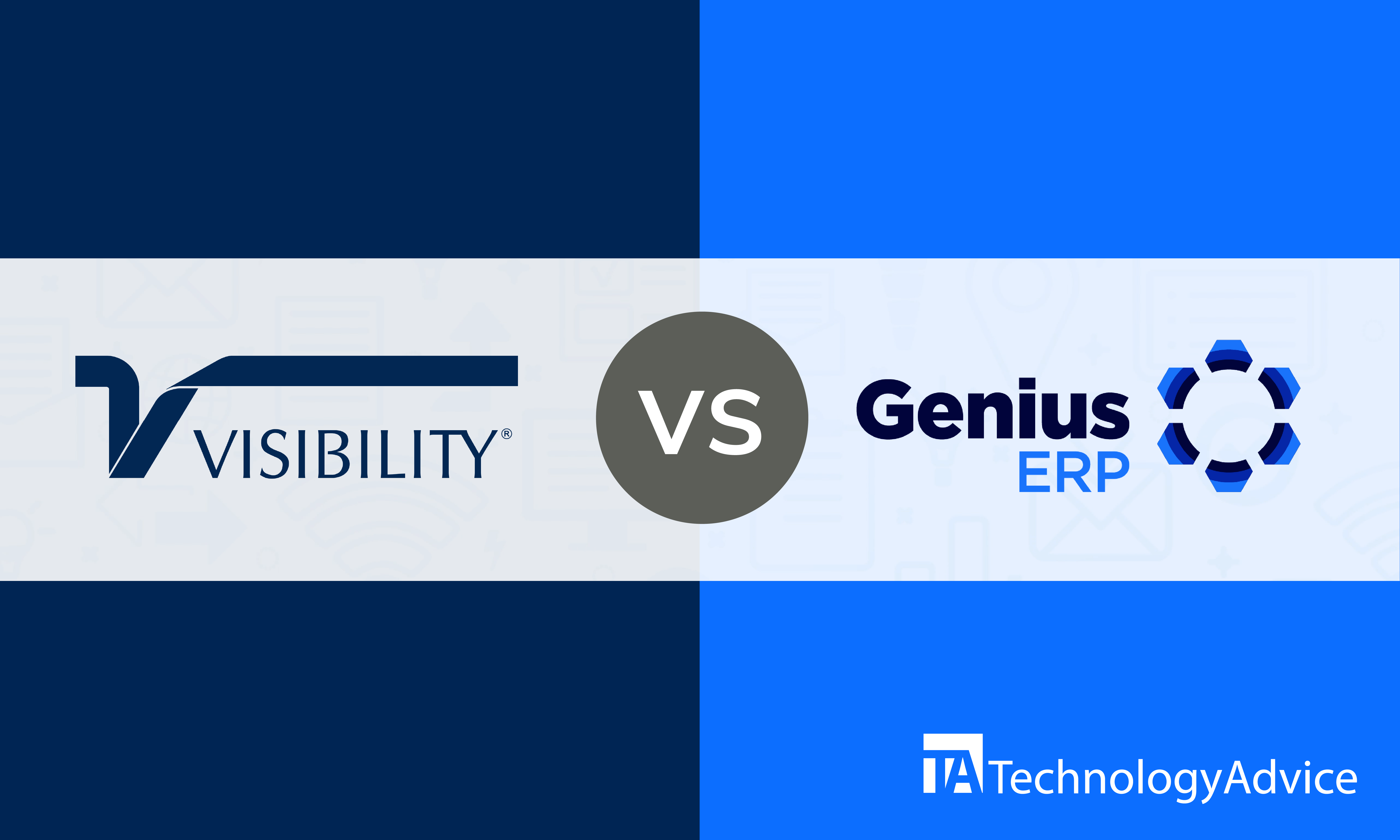 VISIBILITY ERP vs. Genius ERP | TechnologyAdvice